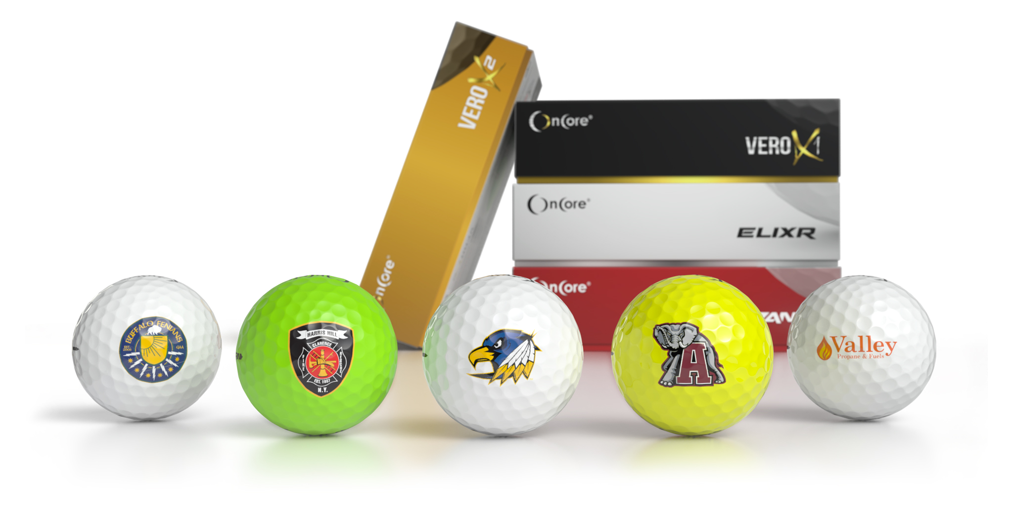 Personalize Your Own Golf Balls for Your Business | OnCore Golf